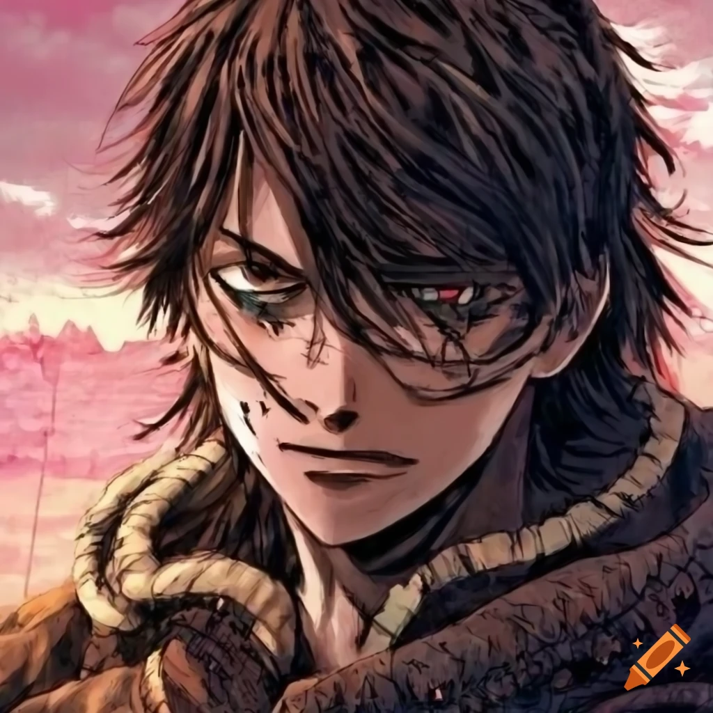 Human male rogue pickpocketing in an anime style on Craiyon