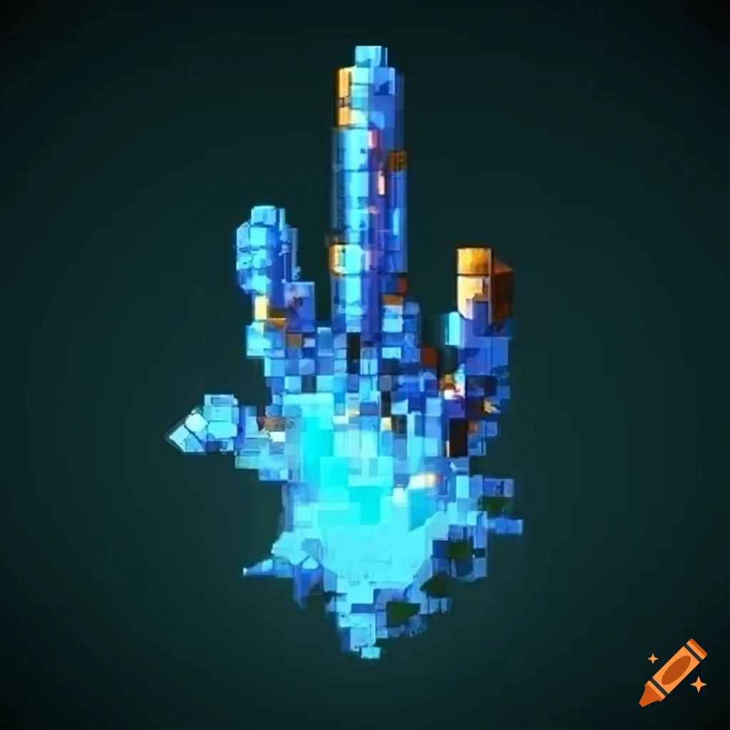 Legendary painted cursor in starcraft style on Craiyon