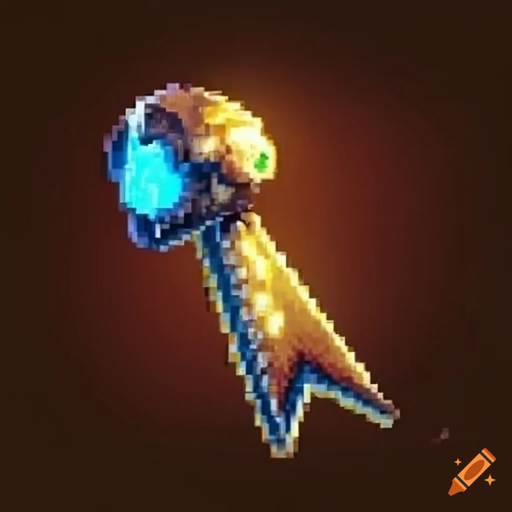 Legendary painted Starcraft-style cursor on Craiyon