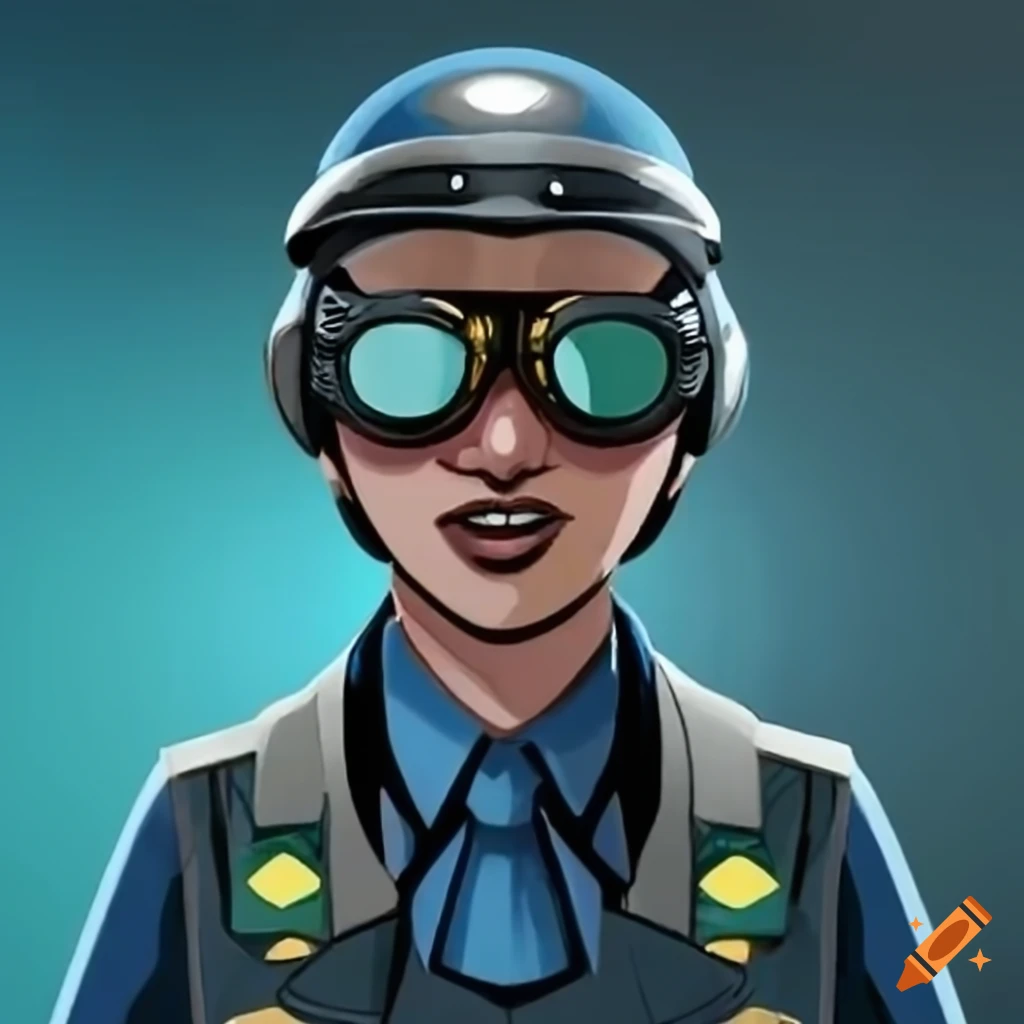 Pilot avatar on Craiyon