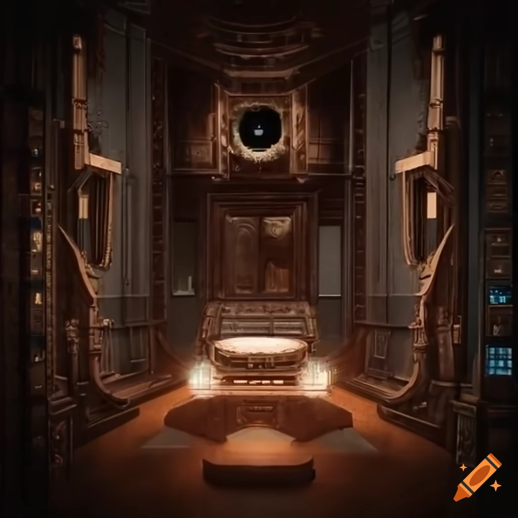 Tardis console room on Craiyon