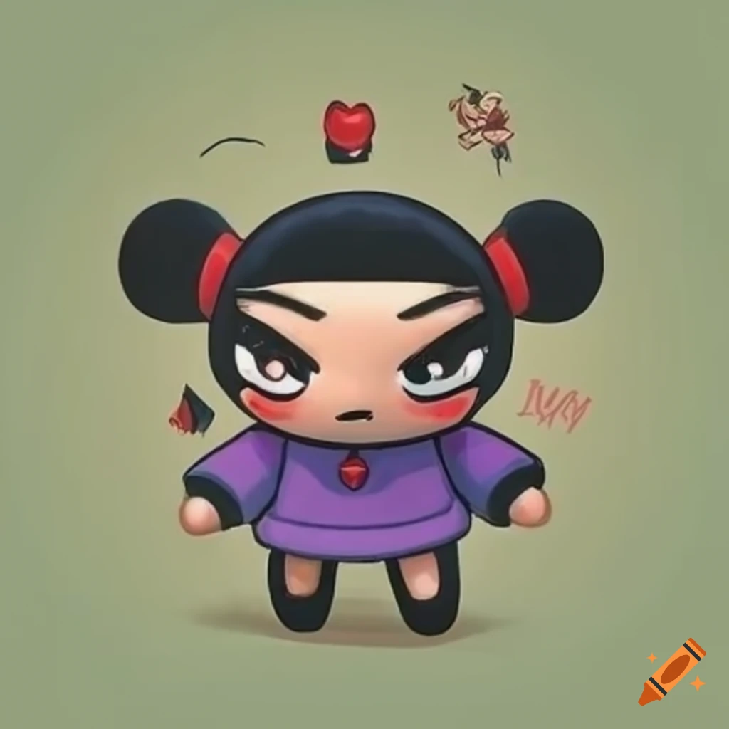 Pucca character on Craiyon