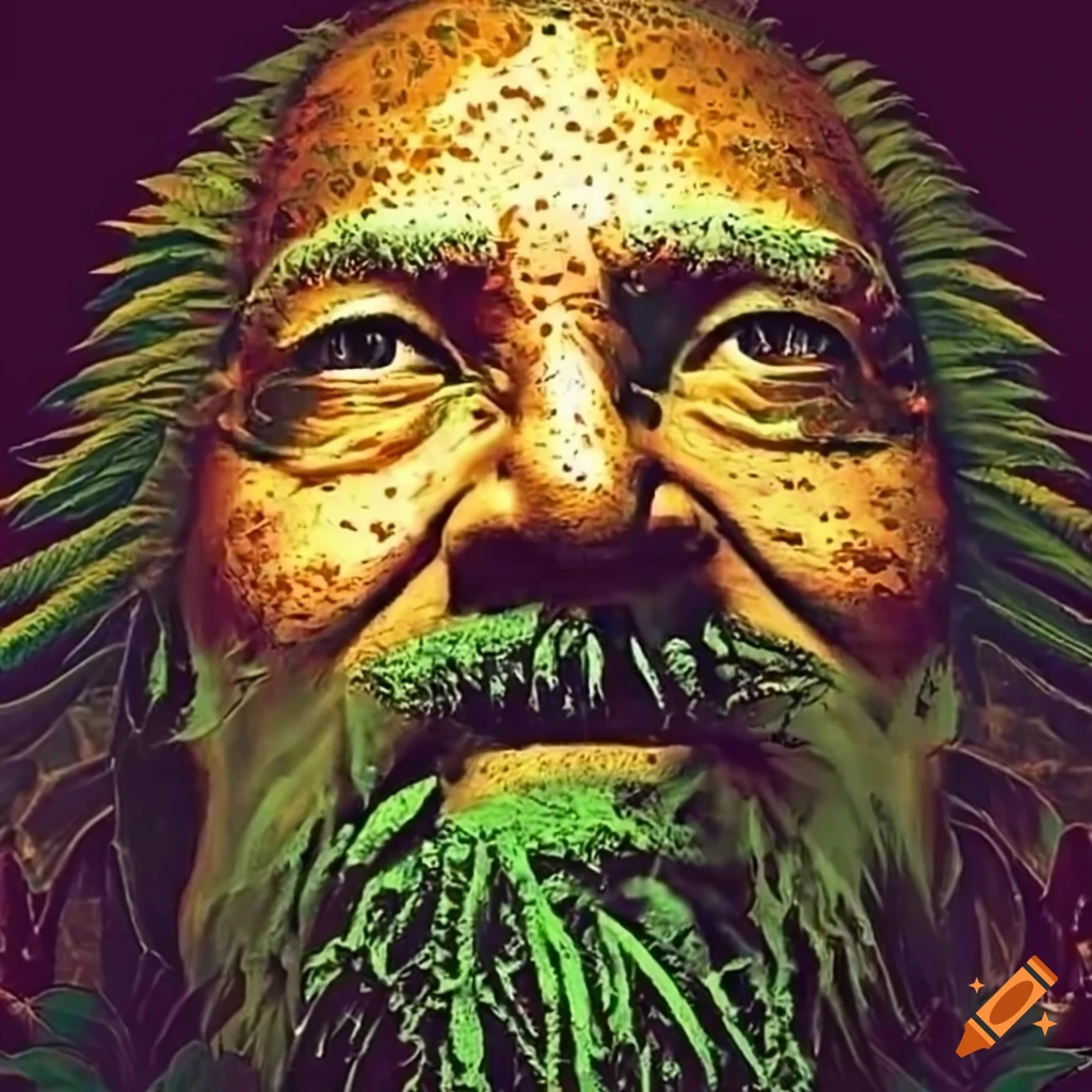 Kush and science text on Craiyon