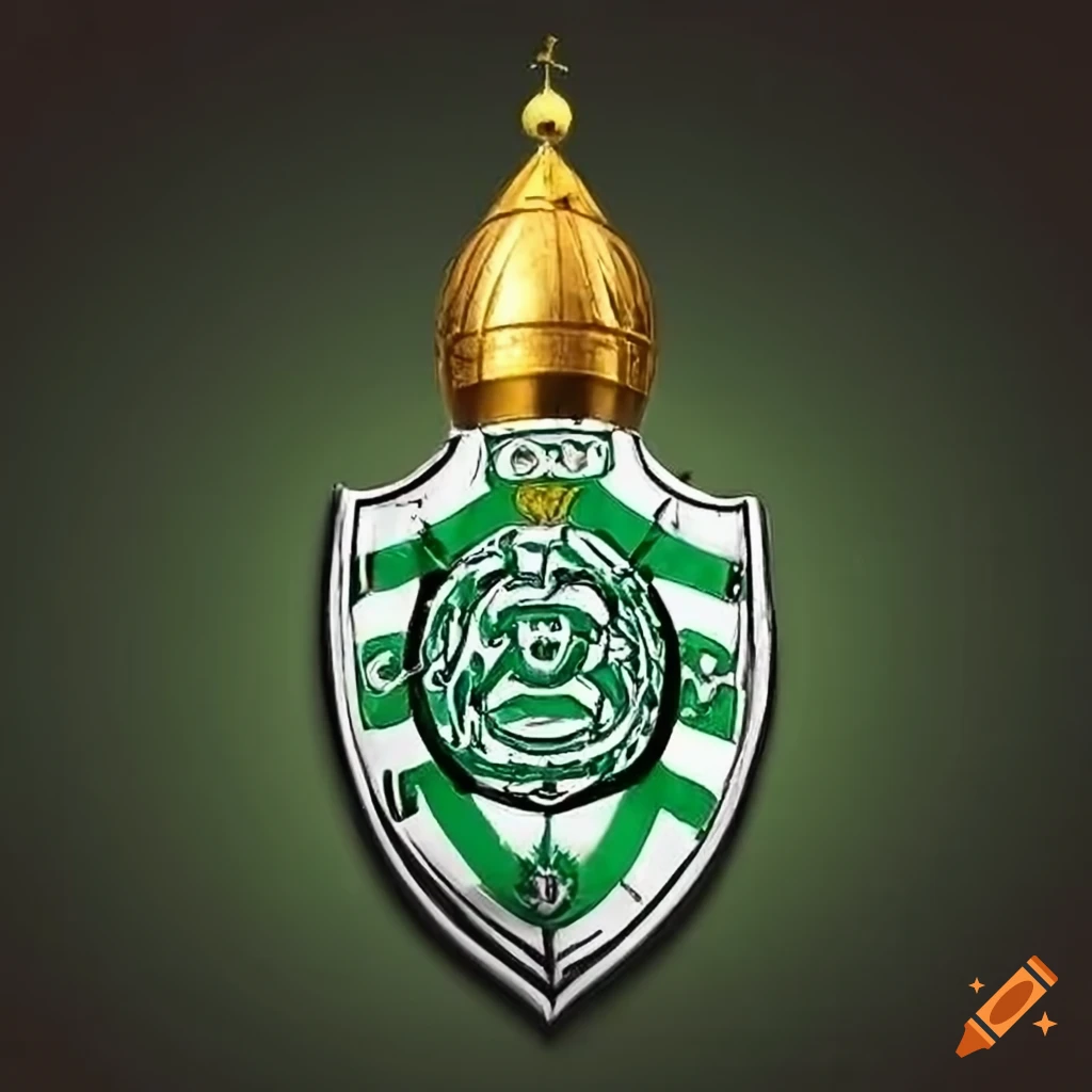 Celtic fc crest and golden dome on Craiyon