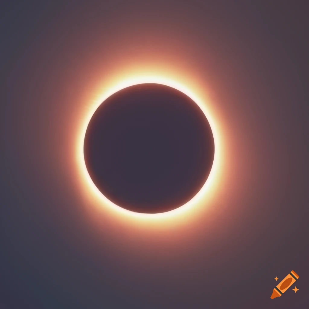 Solar eclipse in a dark gothic night sky with high resolution and extra ...