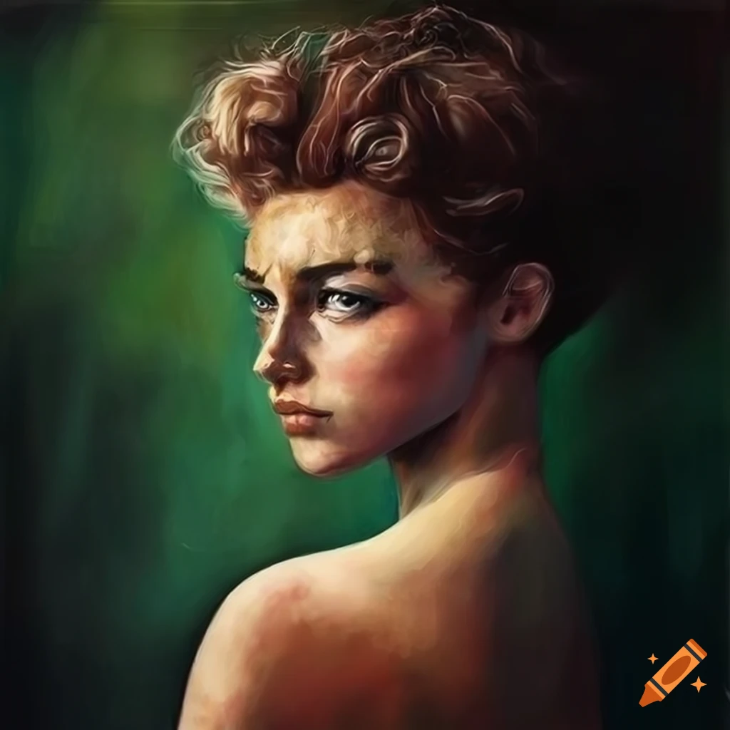 Art painting depicting a man and woman breaking up on a cd cover on Craiyon