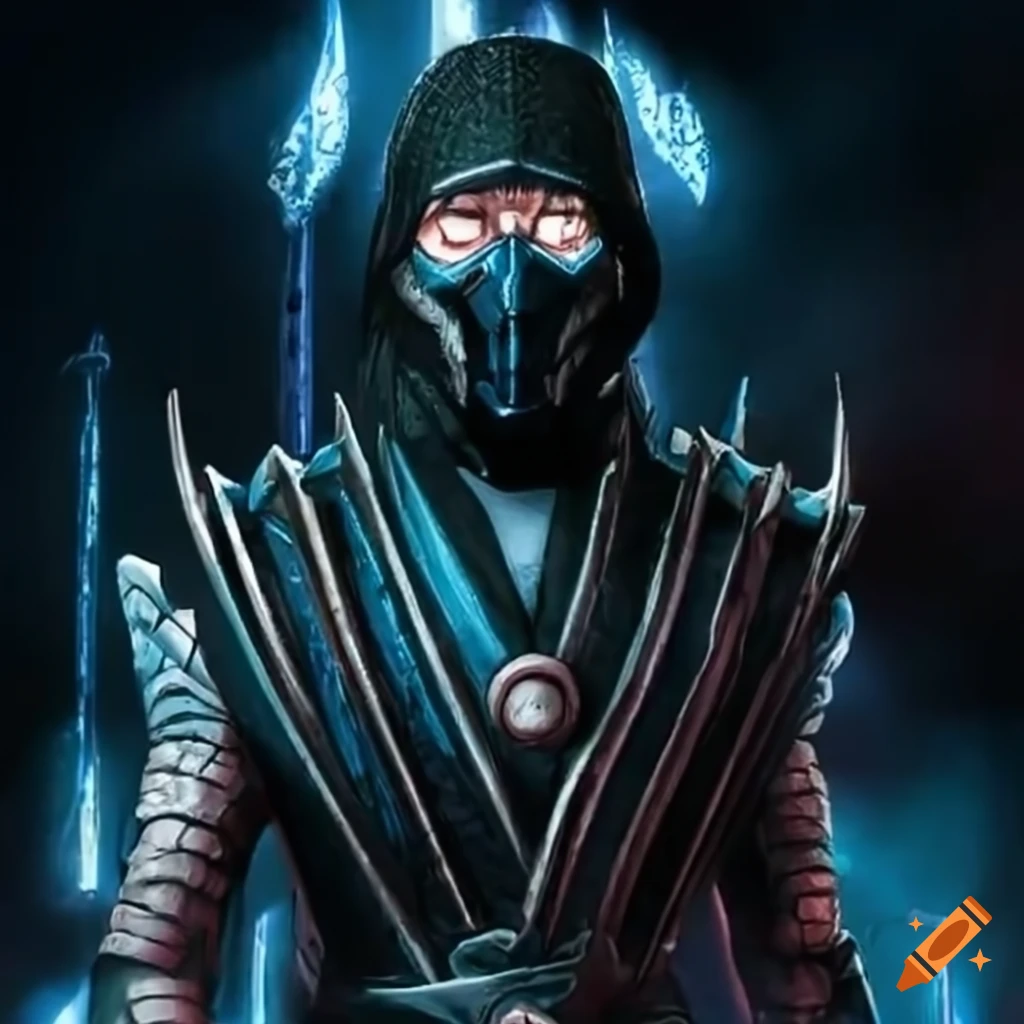 Lord zedd and sub-zero characters on Craiyon