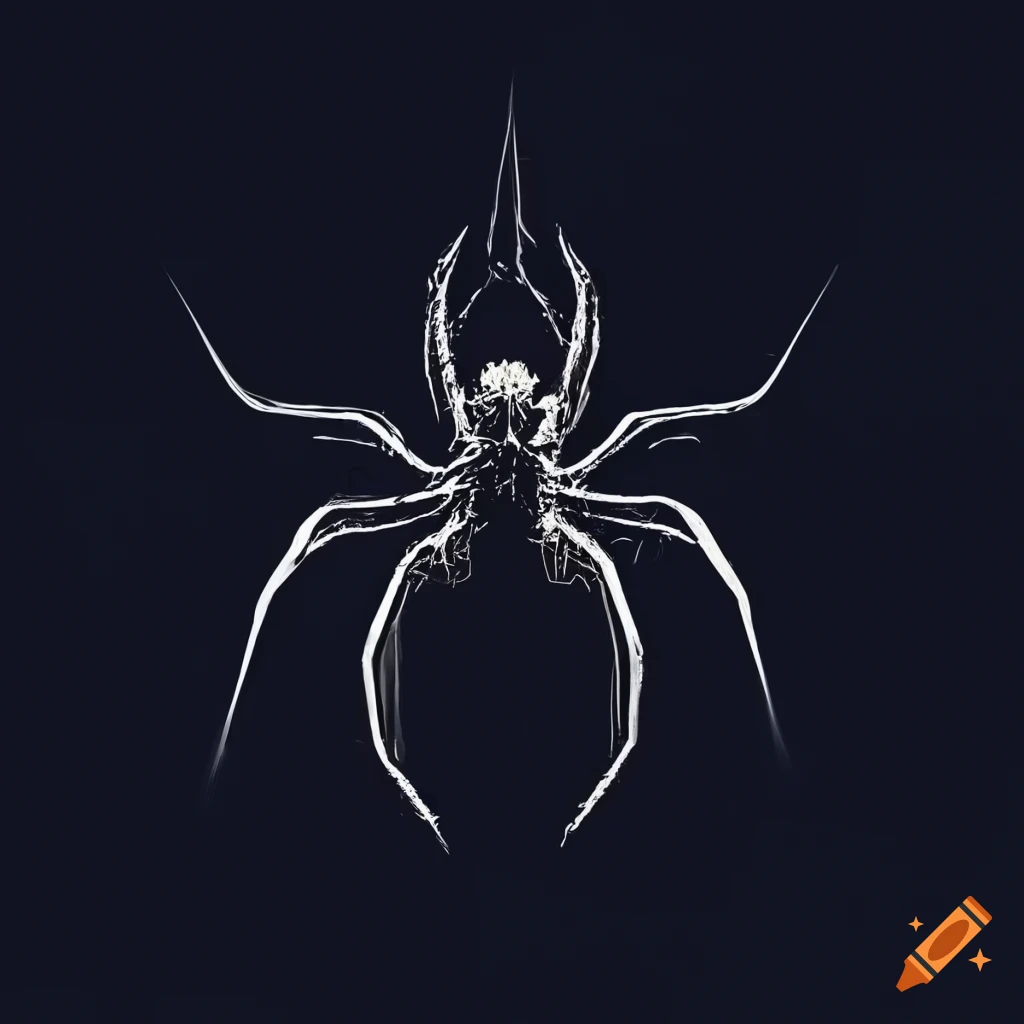 Spider logo on Craiyon