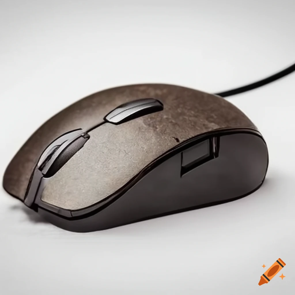 Meteorite and smalt combined to create a unique computer mouse on Craiyon