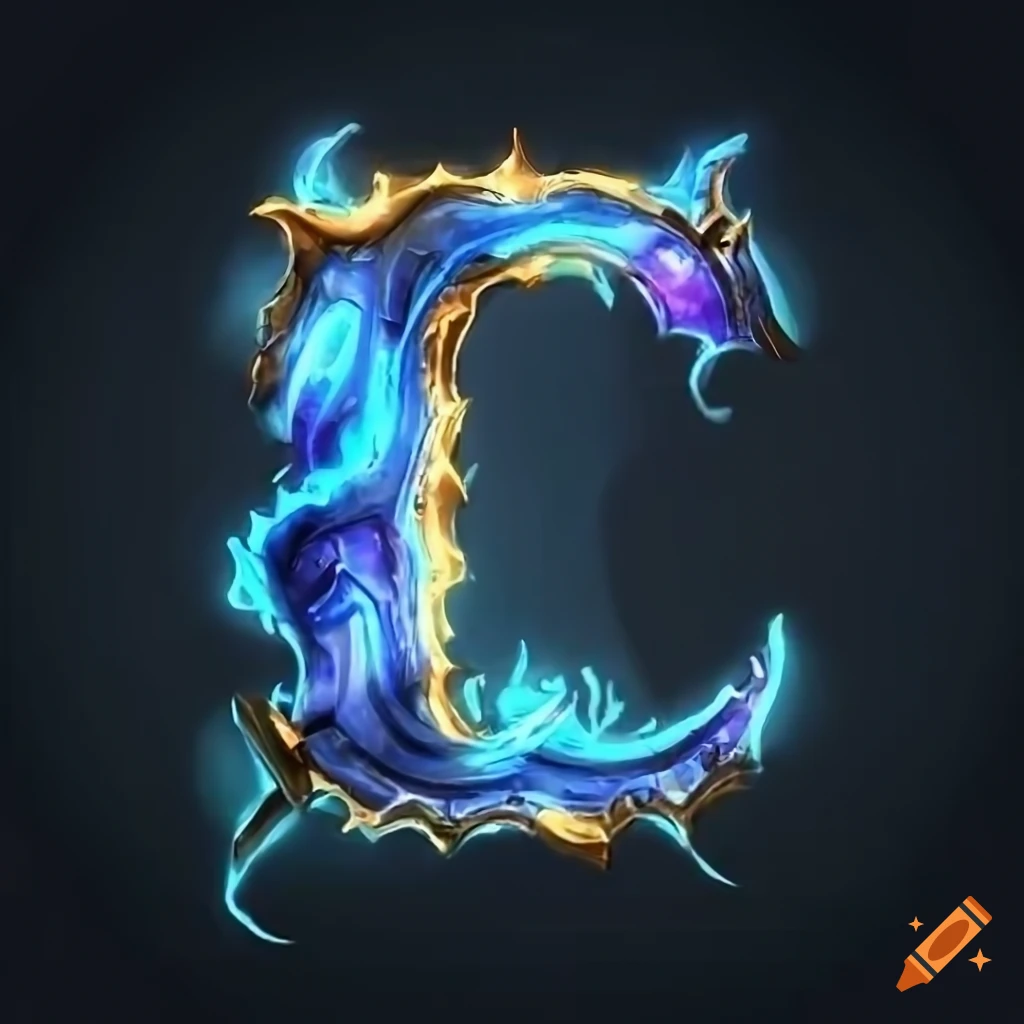 Legendary 'A' initial in Starcraft style font in 2D on Craiyon