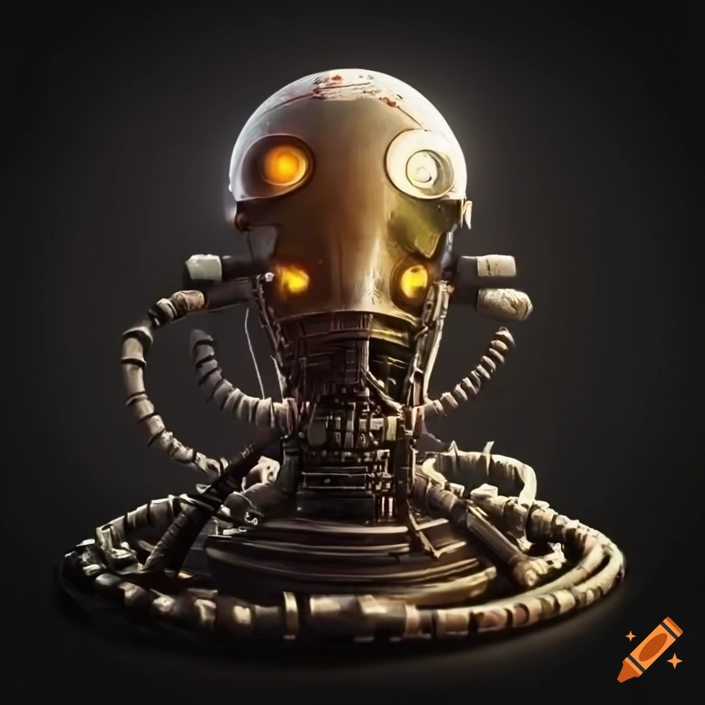 Dieselpunk computer on Craiyon