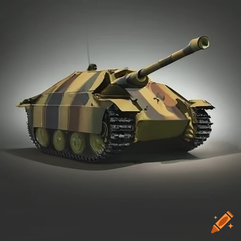 Hetzer war tank on Craiyon