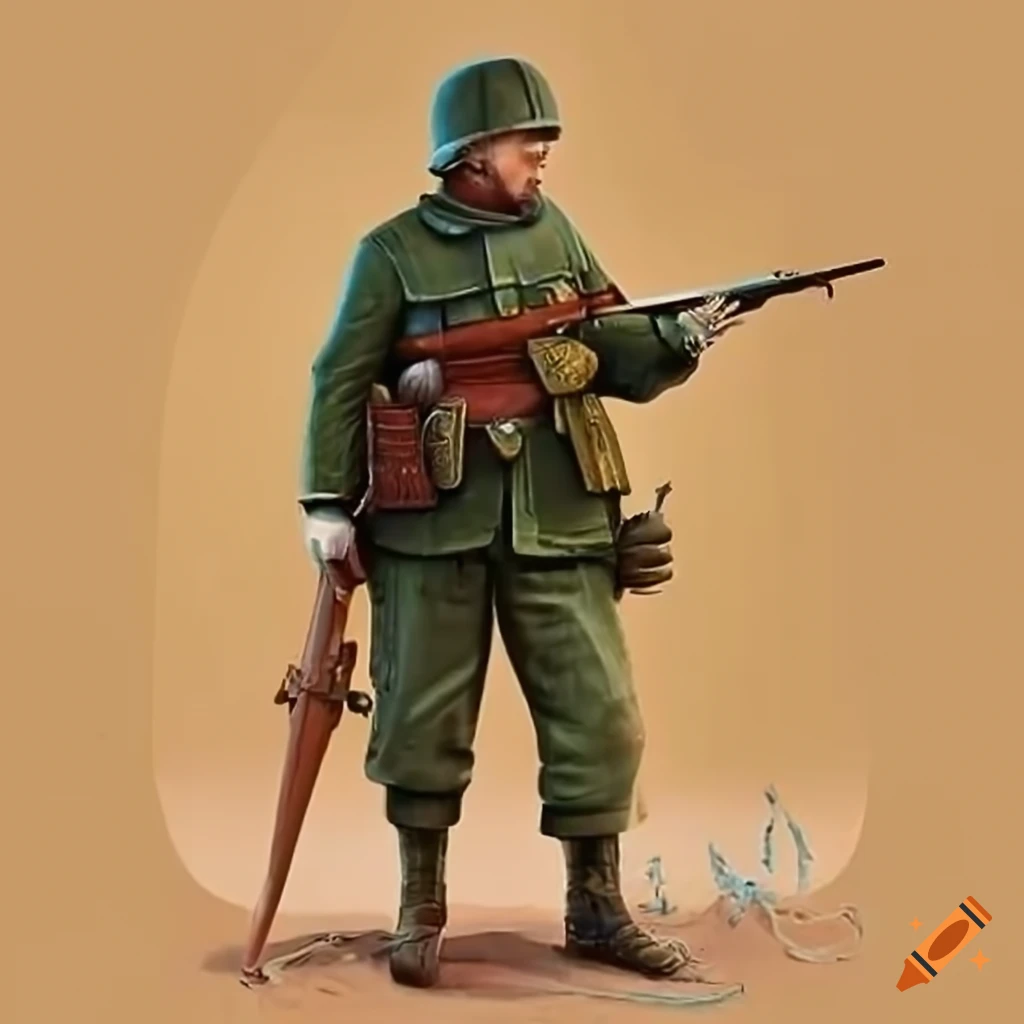 German soldier on Craiyon