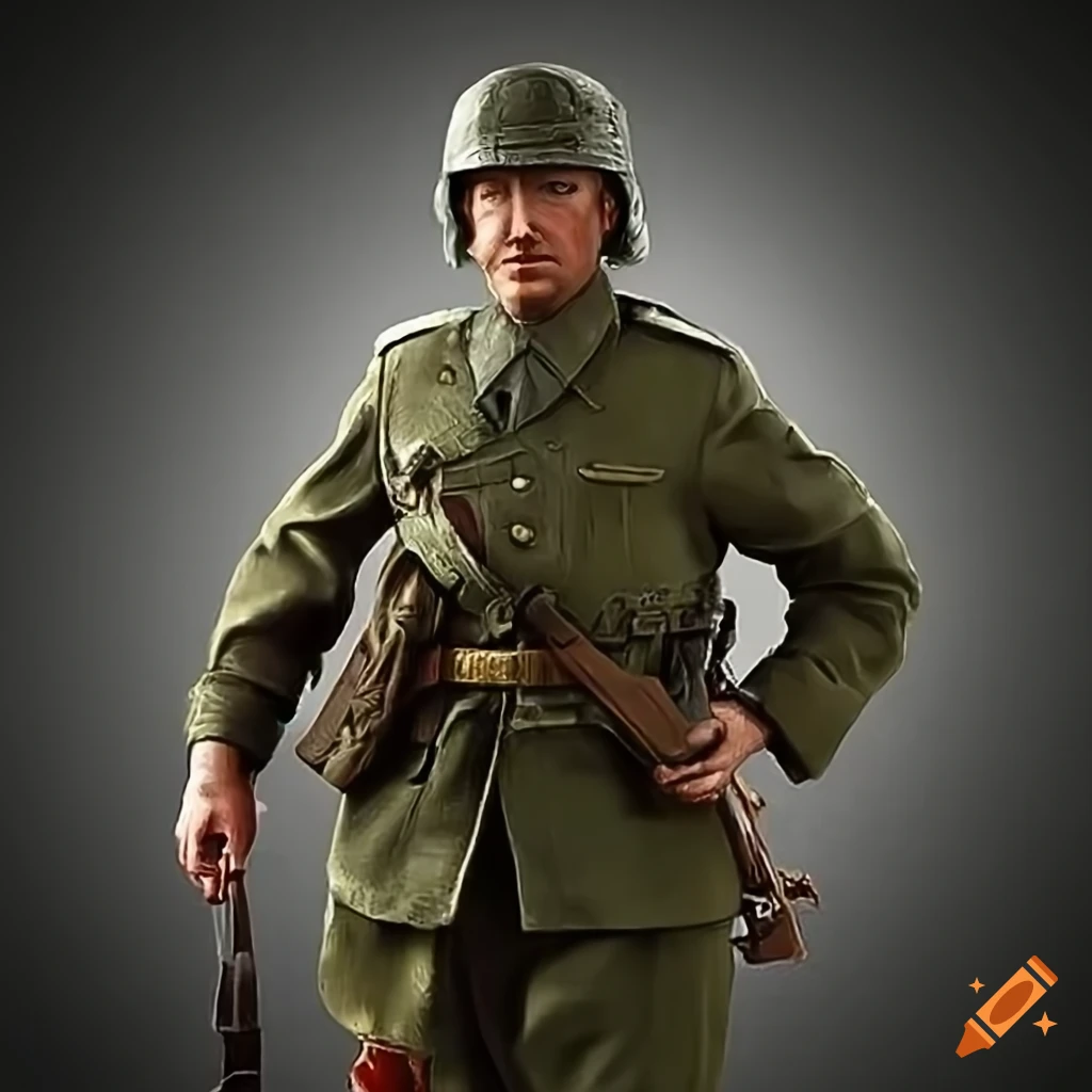 German soldier on Craiyon