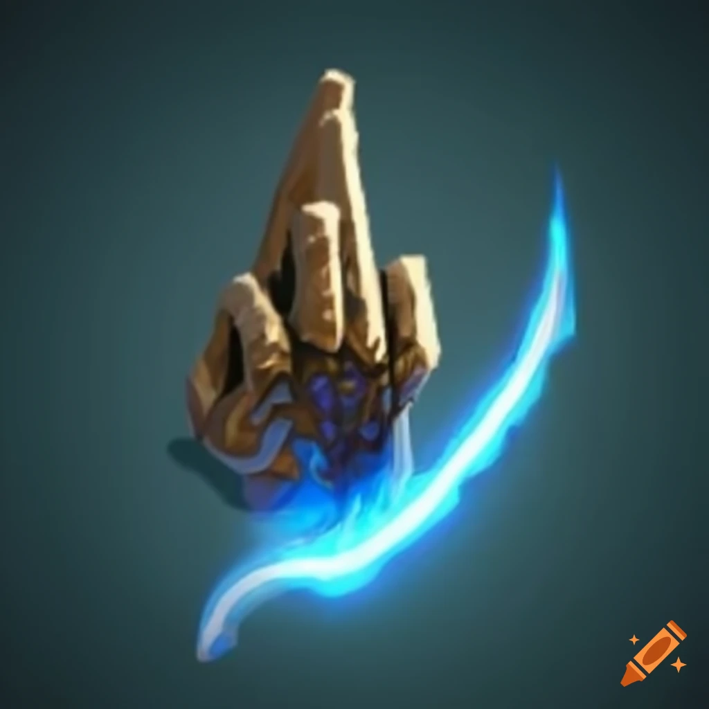 Legendary painted fantasy cursor in jedi claw style on Craiyon