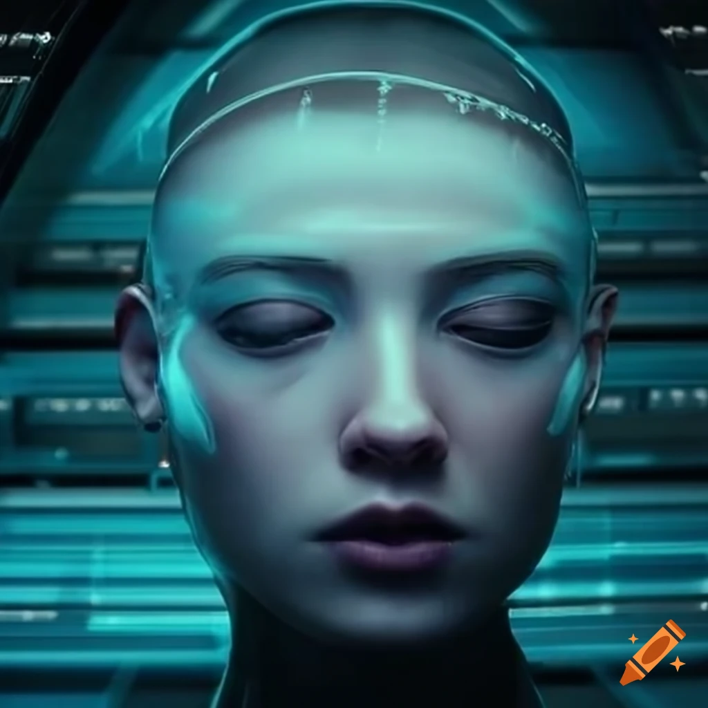 Futuristic cyber ambient in hyper realistic style on Craiyon