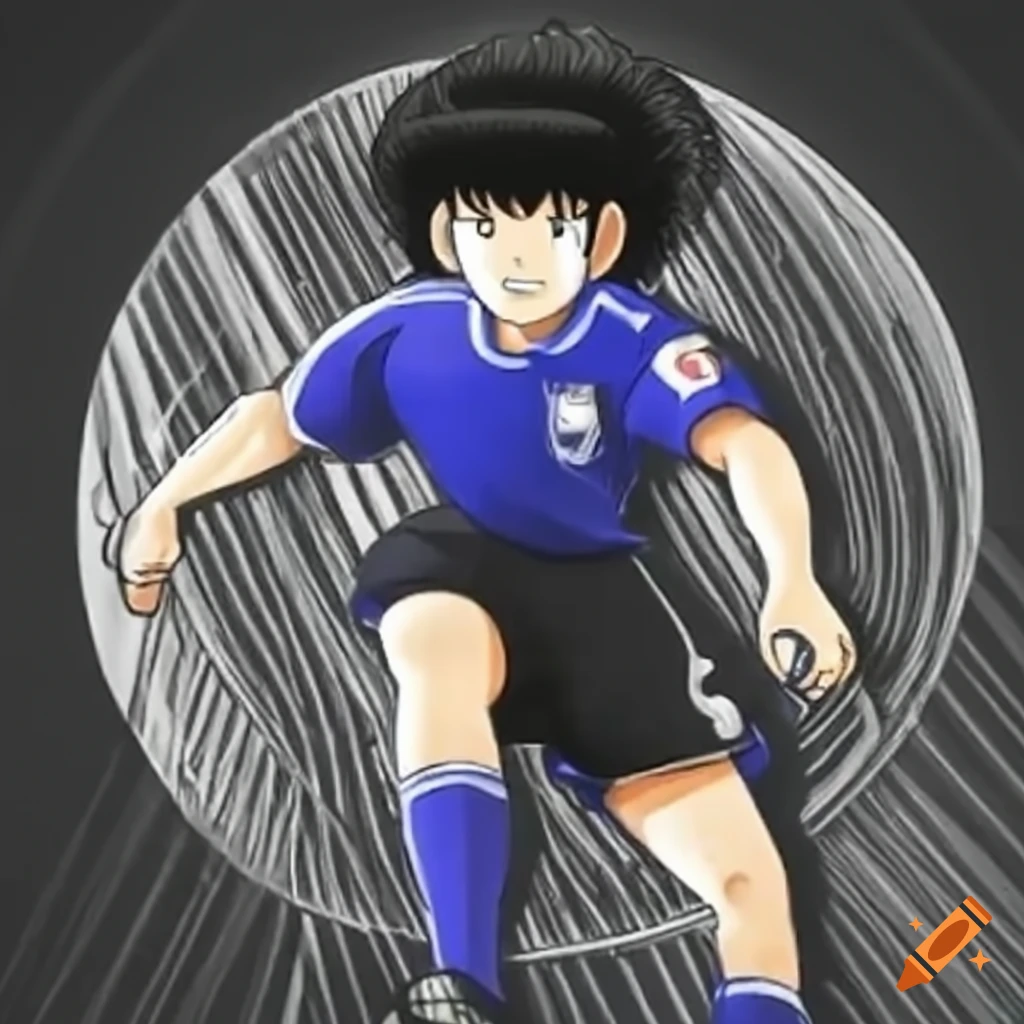 Captain tsubasa anime character on Craiyon