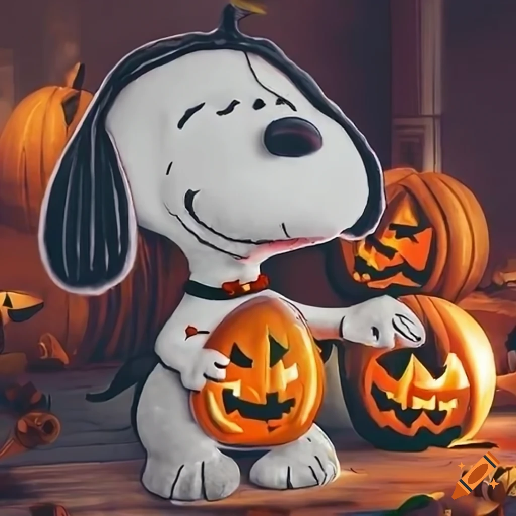 Snoopy halloween on Craiyon