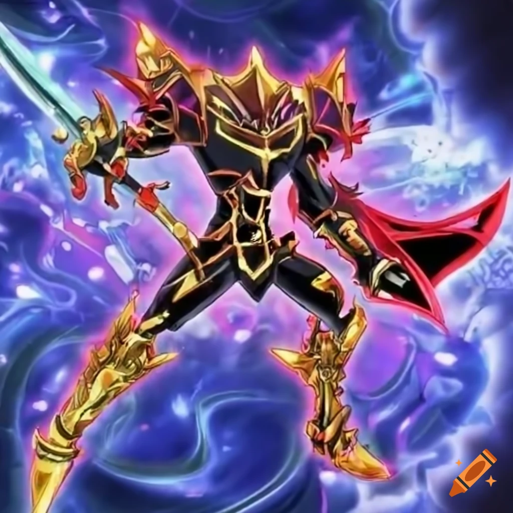 Yugioh flame swordsman full body shot on Craiyon
