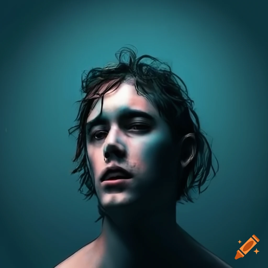 Album cover for a song about rejection on Craiyon