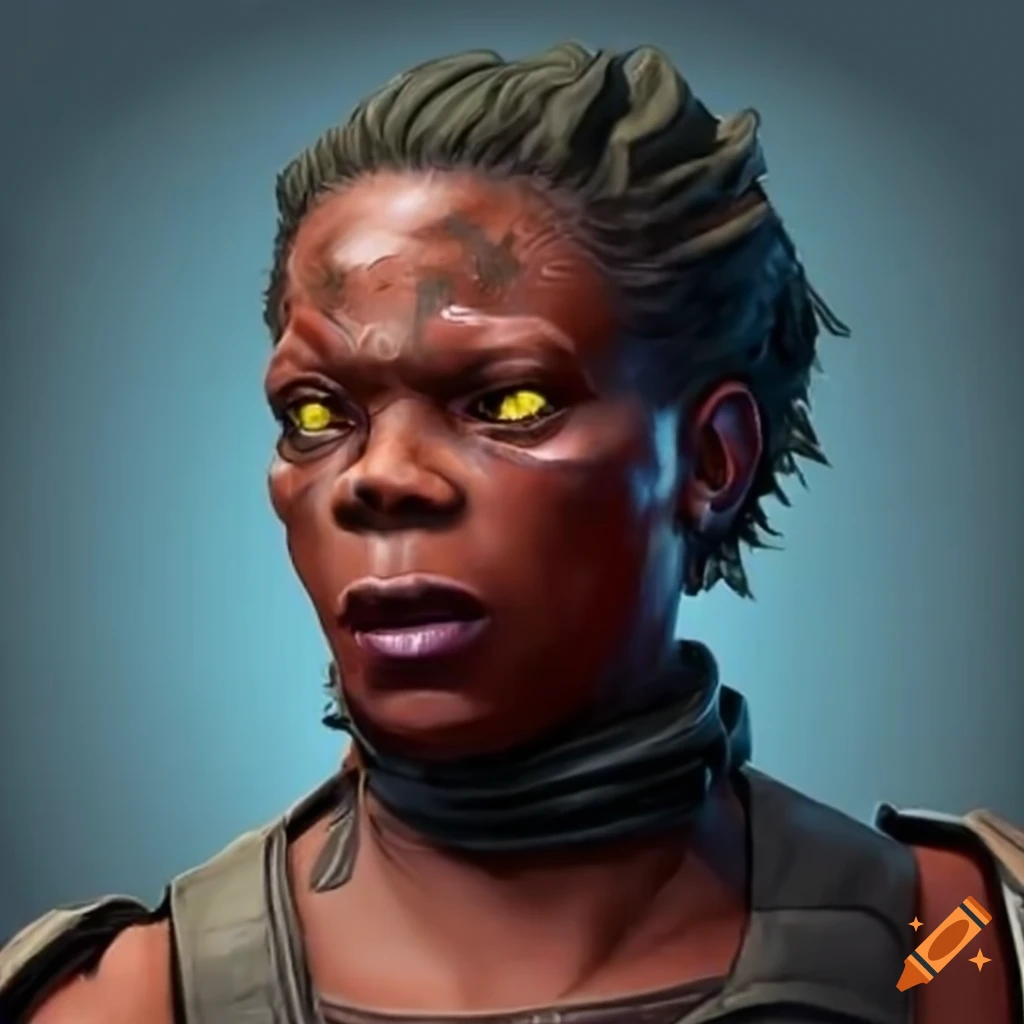 Barrett wallace character without gun arm on Craiyon