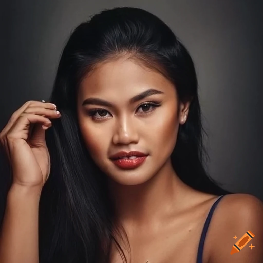 Hyperrealistic filipina woman with a large mouth on Craiyon