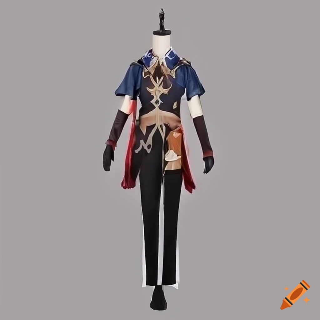 Genshin Impact character in Sumeru desert costume on Craiyon