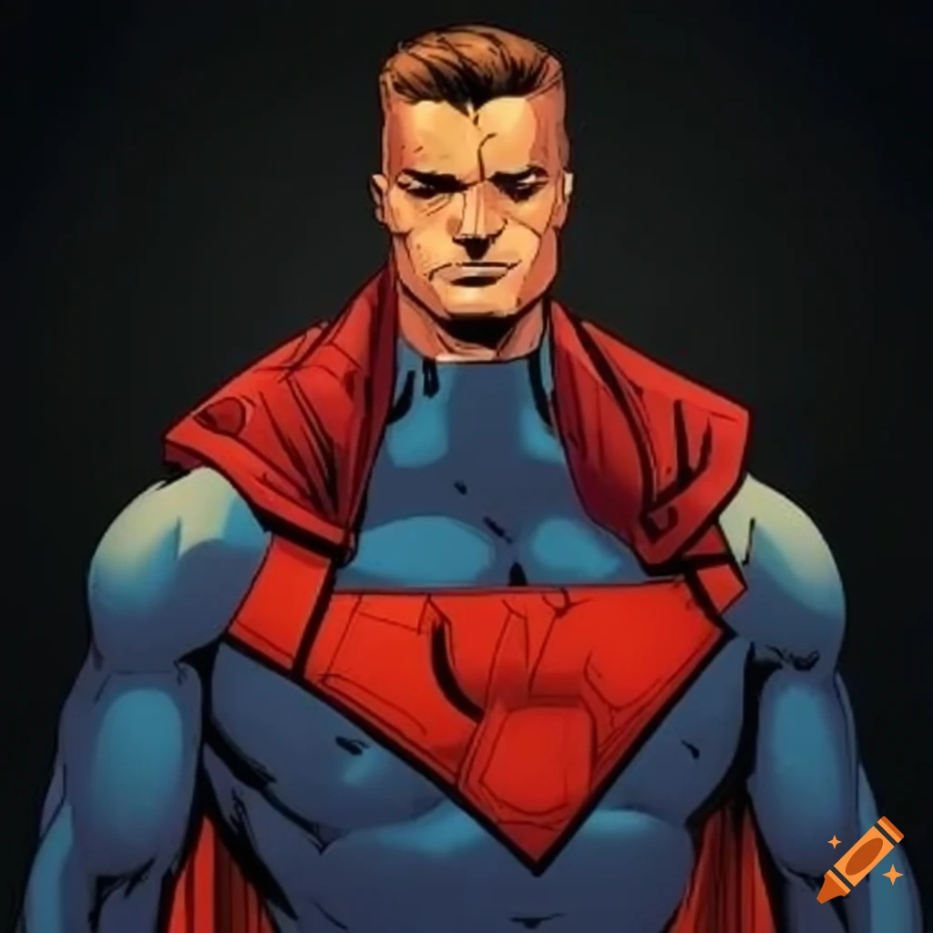 Retro comic style rational genius male hero in Marvel fashion on Craiyon