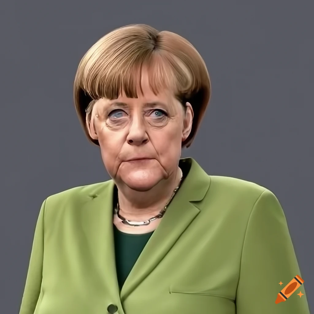 Angela merkel depicted as a dictator in high resolution photorealistic ...