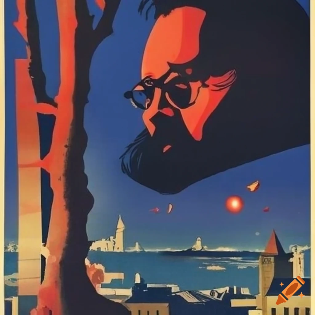 Vintage travel poster for the graphic novel zatoichi on Craiyon