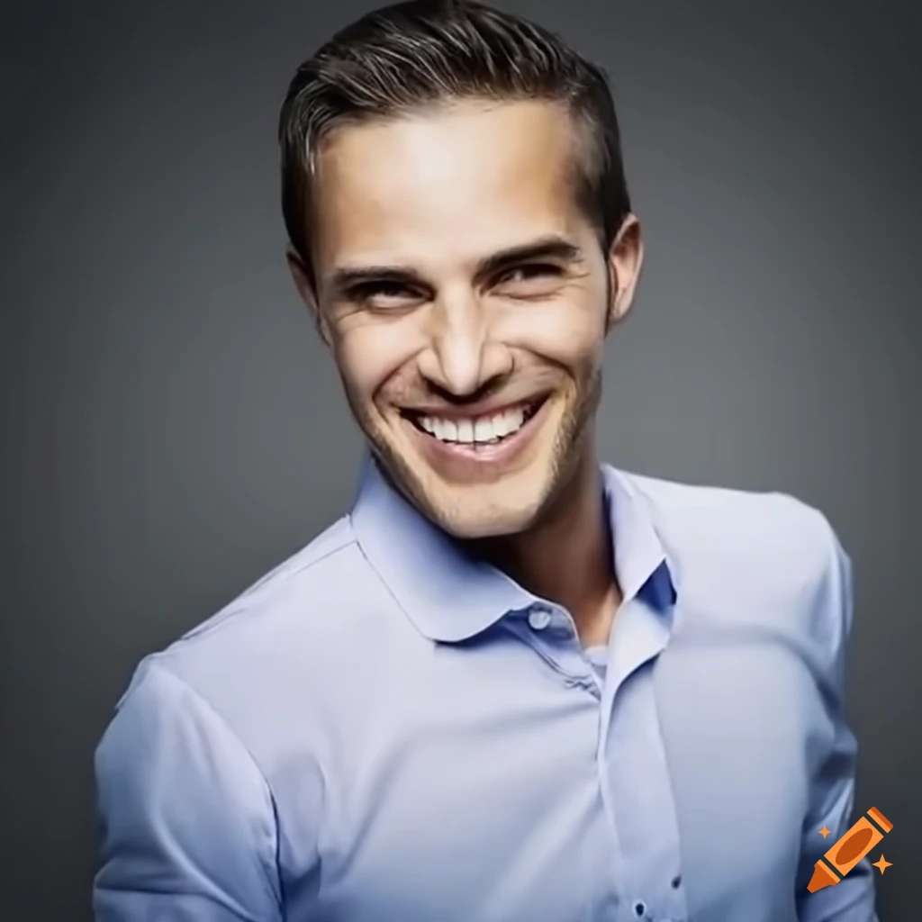 Smiling 39-year-old businessman on Craiyon