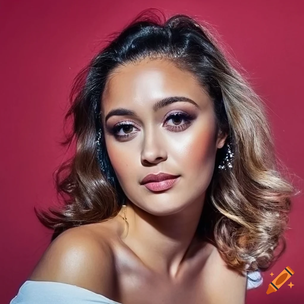 Detailed high-definition close-up of head and shoulders with intricate ...