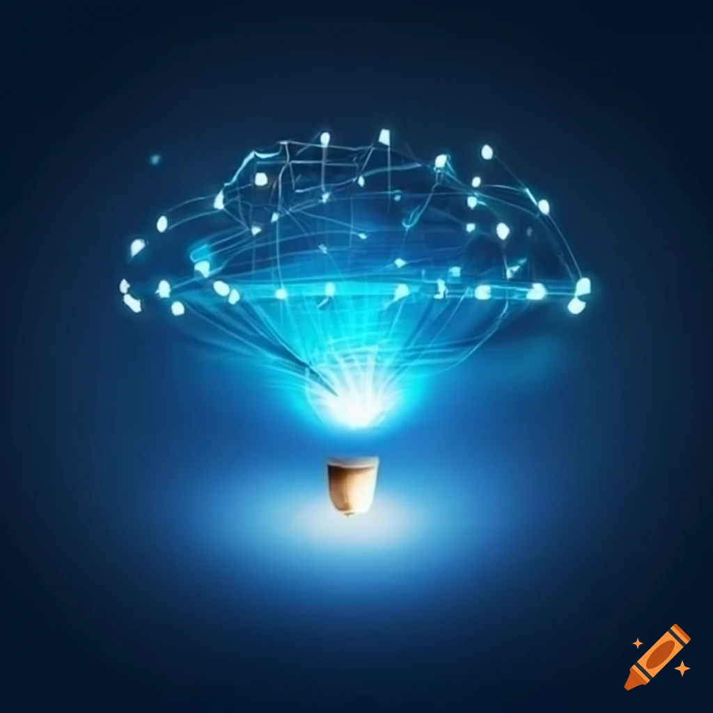 High-speed internet connectivity promotion with modern sleek design on ...