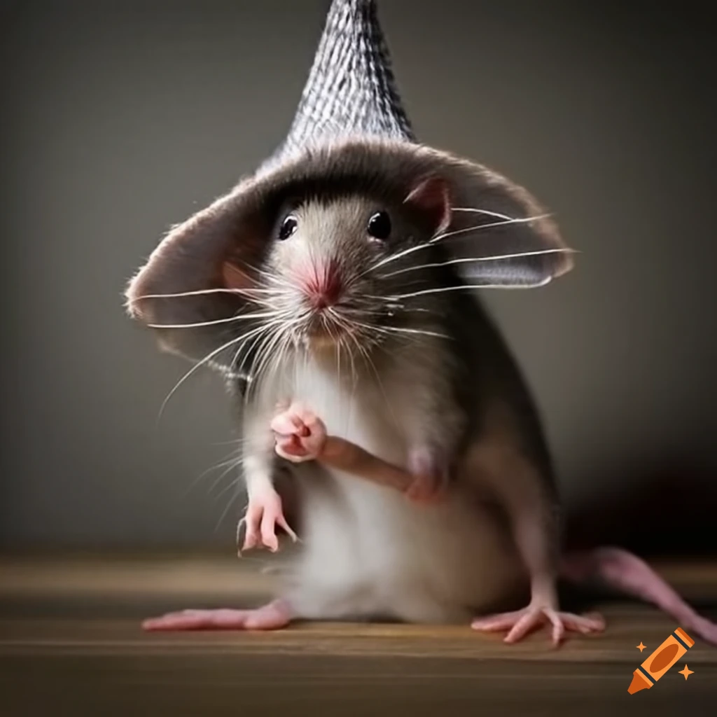 Wizard rat costume on Craiyon