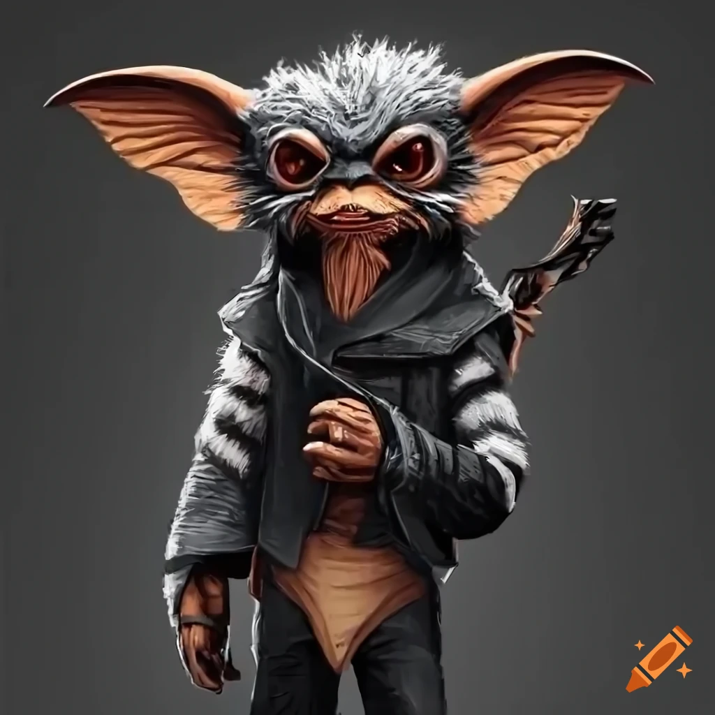 Sneaky humanoid creature with ruddy skin and long black hair in a ...