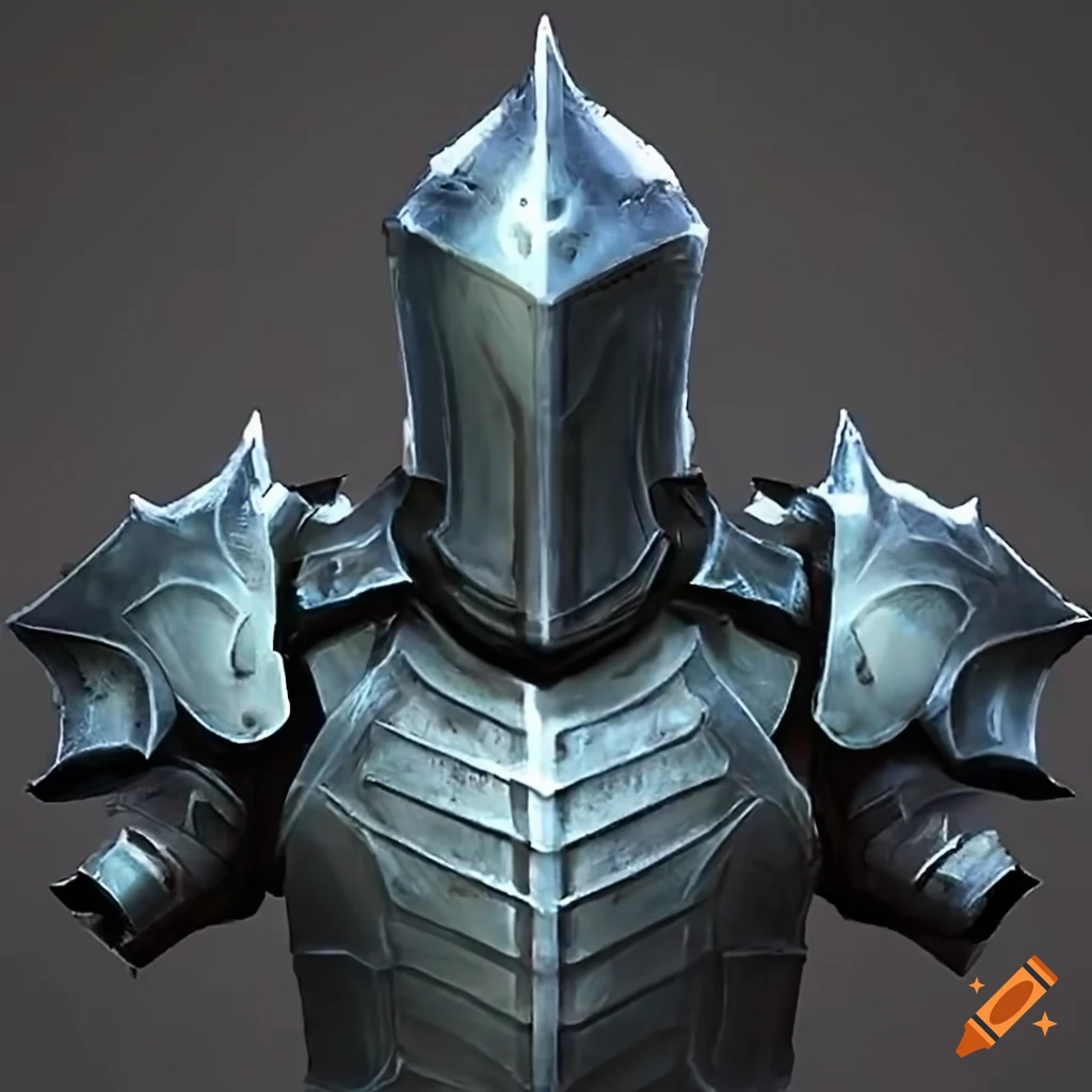 Transcendent magic armor from the front on Craiyon