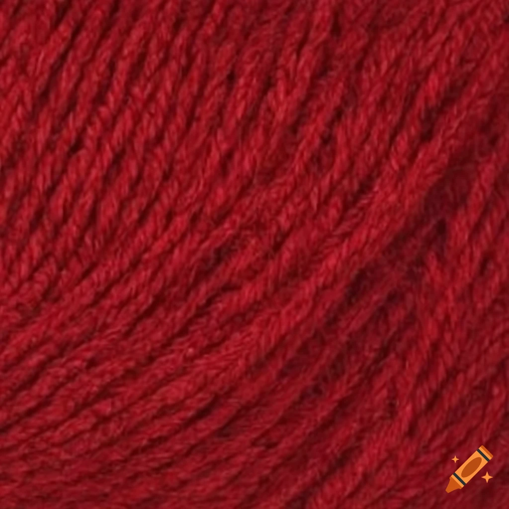 Red wool fabric texture on Craiyon