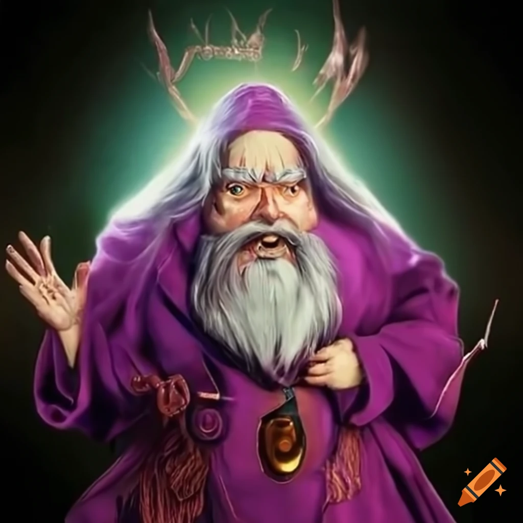 The walmart wizard character on Craiyon