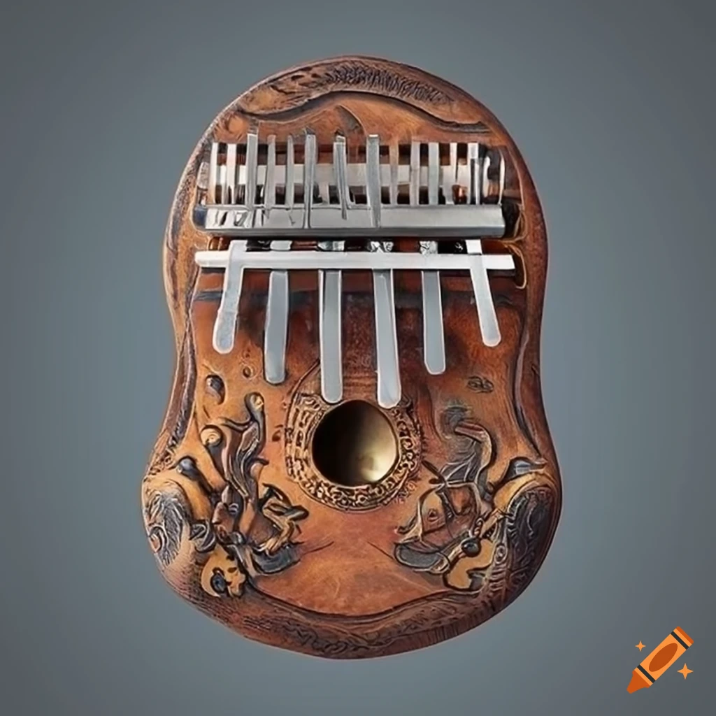 Fantasy medieval kalimba instrument on Craiyon