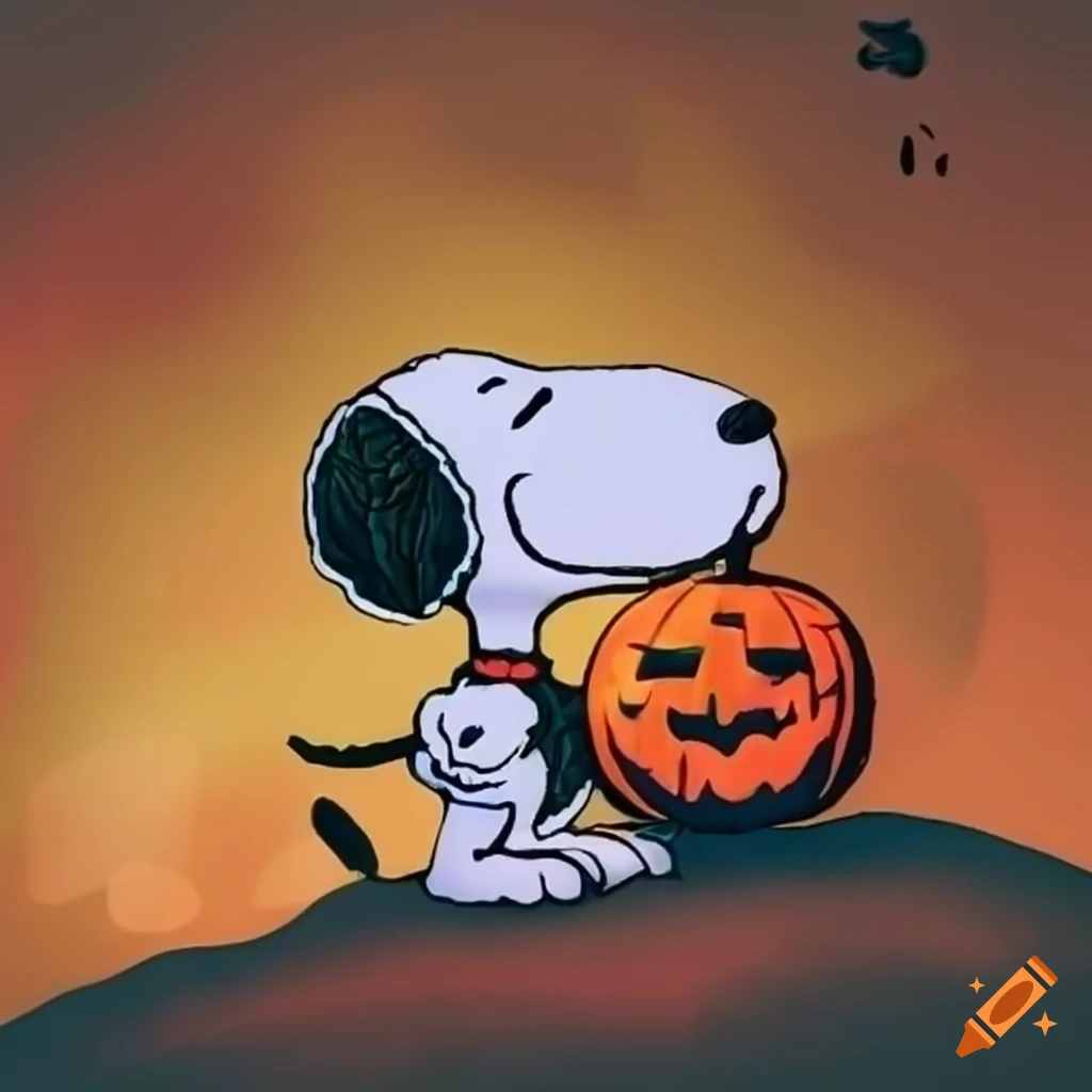 Snoopy halloween on Craiyon