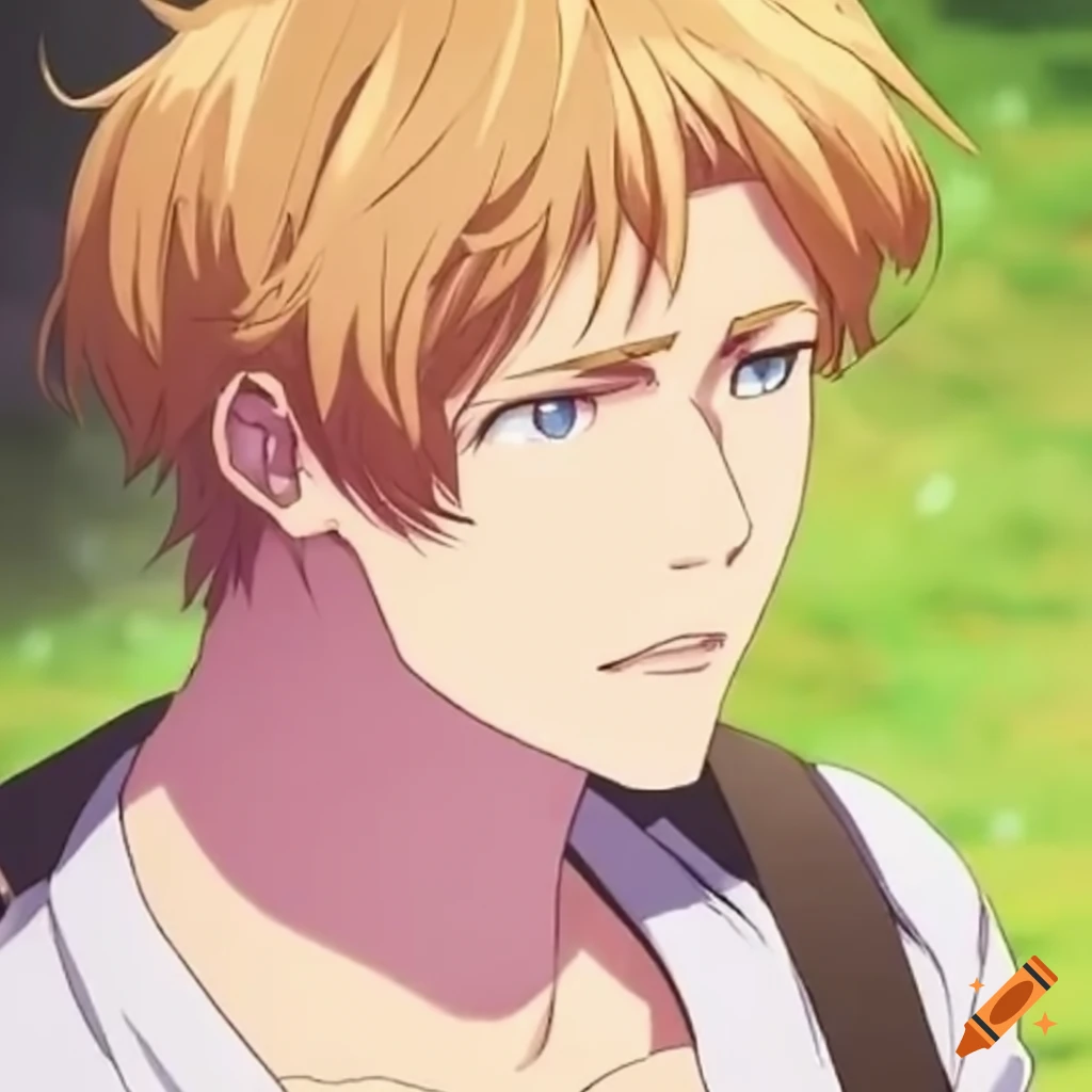 Richard and Seigi kissing in Housekishou Richard-shi no Nazo Kantei on Craiyon