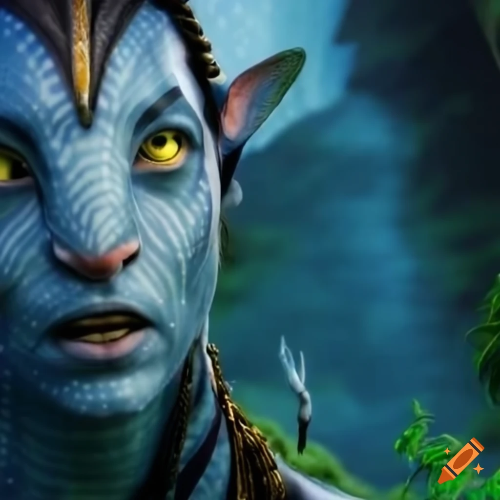 Illustration of Na'vi characters from Avatar: The Way of Water in ...