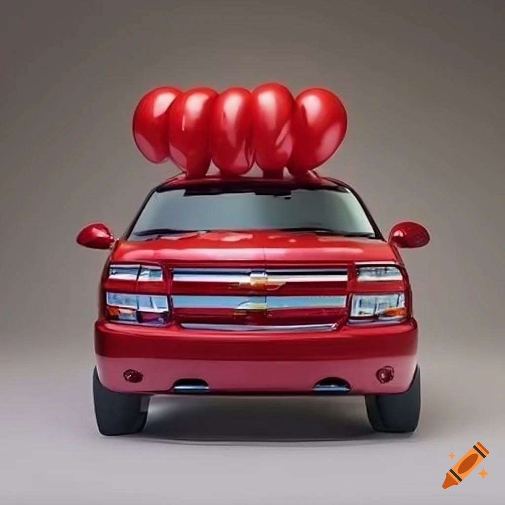 Red Chevy Tahoe Balloon Sculpture On Craiyon