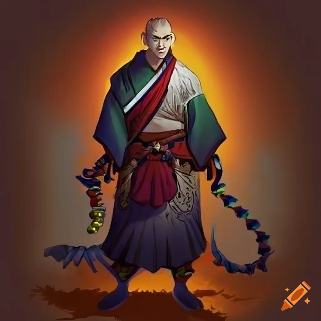 Character design for dungeons & dragons: xuen, luck-based monk of the ...