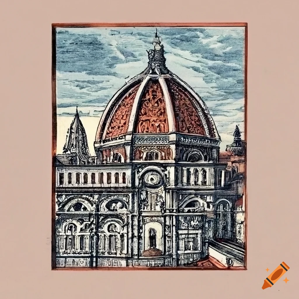 Intricate florentine architecture in a renaissance-era style on Craiyon