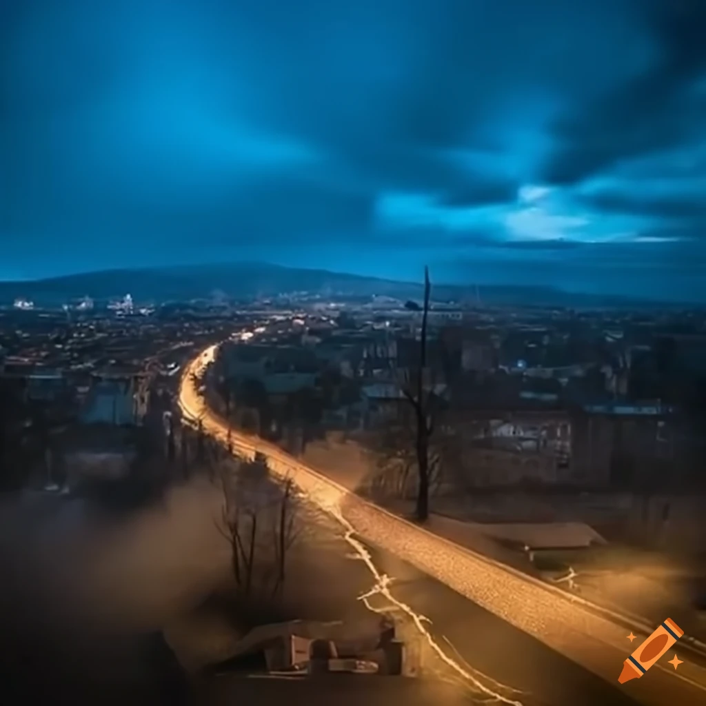 Rural to urban transformation on Craiyon