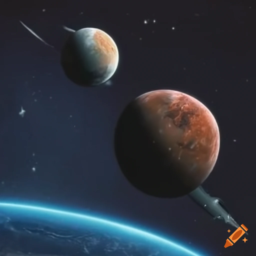 The tenth planet on Craiyon