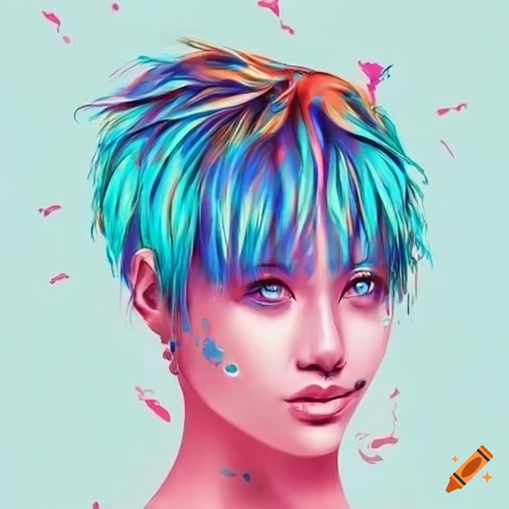 Mystical anime character in a mysterious setting on Craiyon