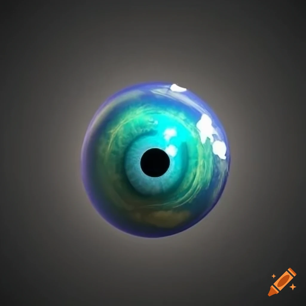 3d eye illustration on Craiyon