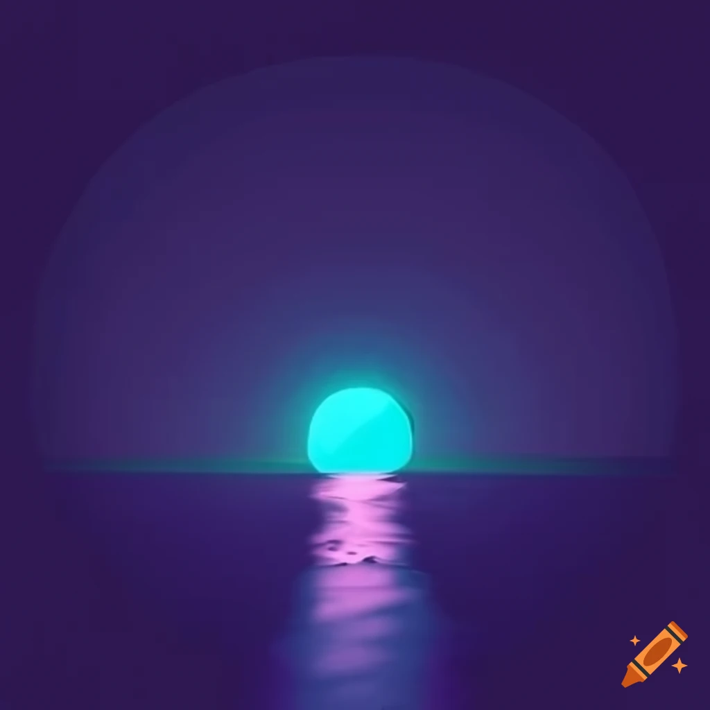 Stylized shadows of night artwork on Craiyon